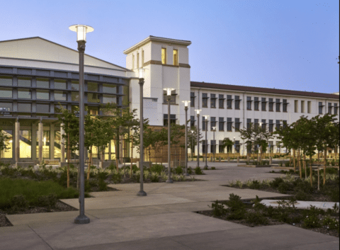 High School Lighting Design Blends Modern Aesthetic with Historic ...